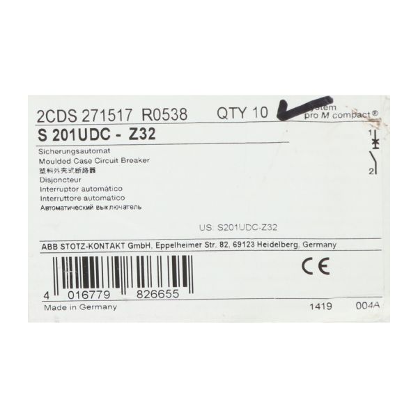 Abb 2CDS271517R0538-Z32 | Maxodeals
