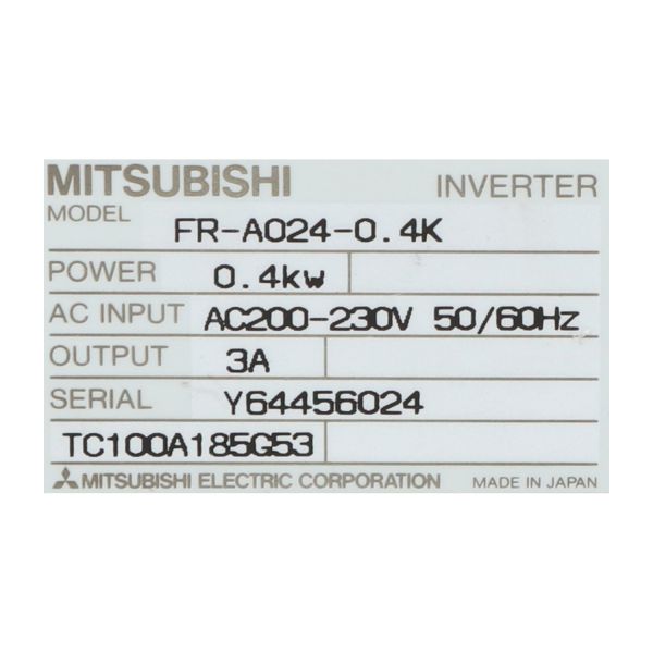 Mitsubishi FR-A024-0.4K | Maxodeals