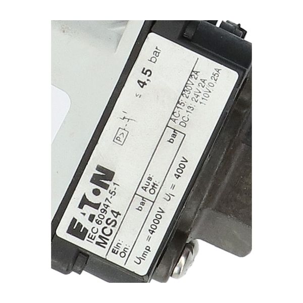 Eaton MCS4 Pressure Switch Druckschalter Used UMP