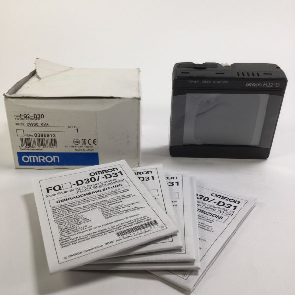 Omron FQ2-D30 Touch finder 24V DC 6VA New NFP