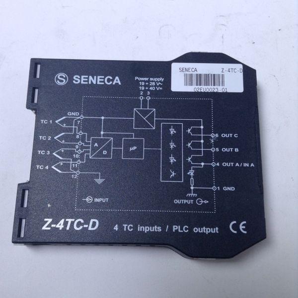 Seneca Z-4TC-D 4 TC inputs PLC output module NEW NFP