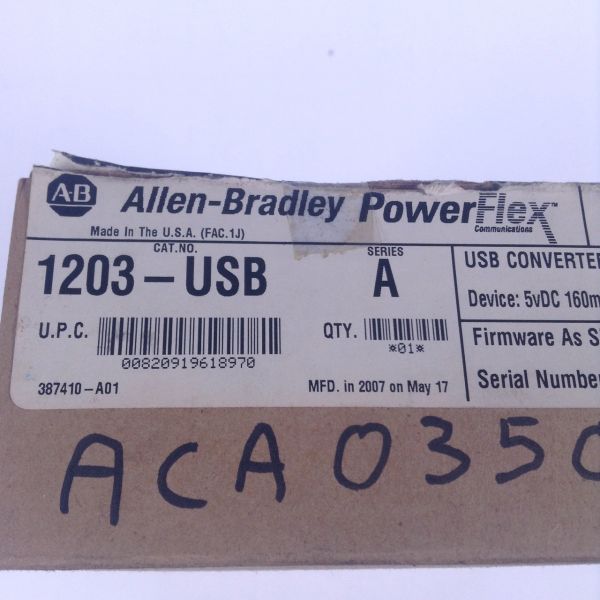 Allen Bradley 1203-USB Powerflex USB converter Ser A NEW NFP