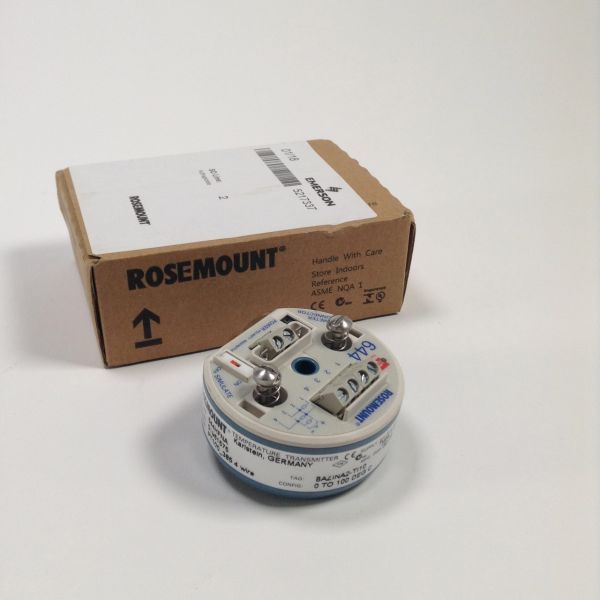 Fisher-Rosemount Emerson 644-HFNA temperature transmitter PT100_385 New NMP