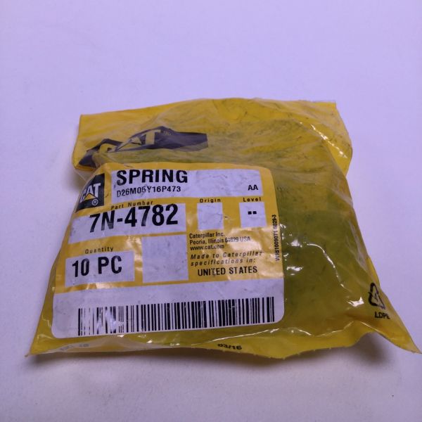 Caterpillar 7N-4782 Spring New Factory Packing (10pcs) Sealed