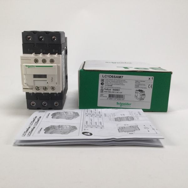 Schneider Electric LC1D65AM7 AC-3 LC1D 3 Pole Contactor 440V 65A New NFP
