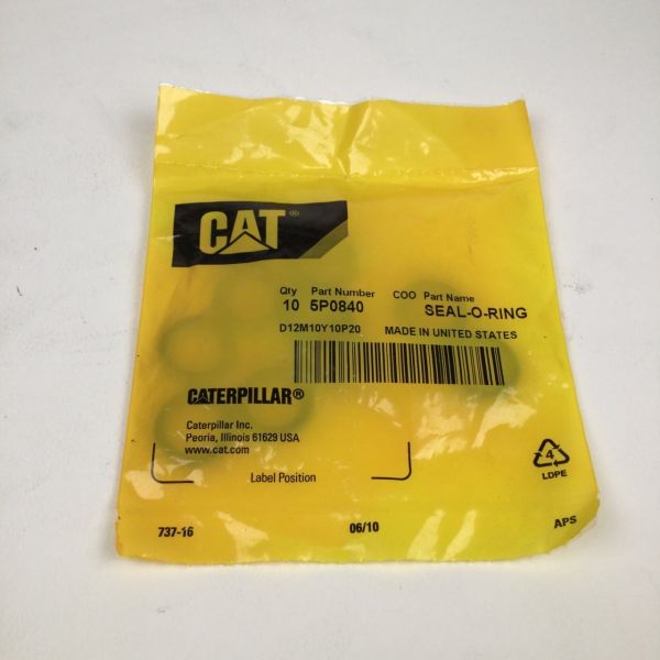 Caterpillar 5P-0840 Seal O ring NEW Factory packing (10pieces) Sealed