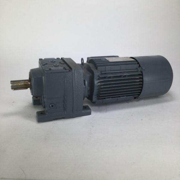 Sew R37DT80N4/BMG/HR motor 1380/62 rpm 0.75kW 230/400V 3.65/2.1A IP54 ...