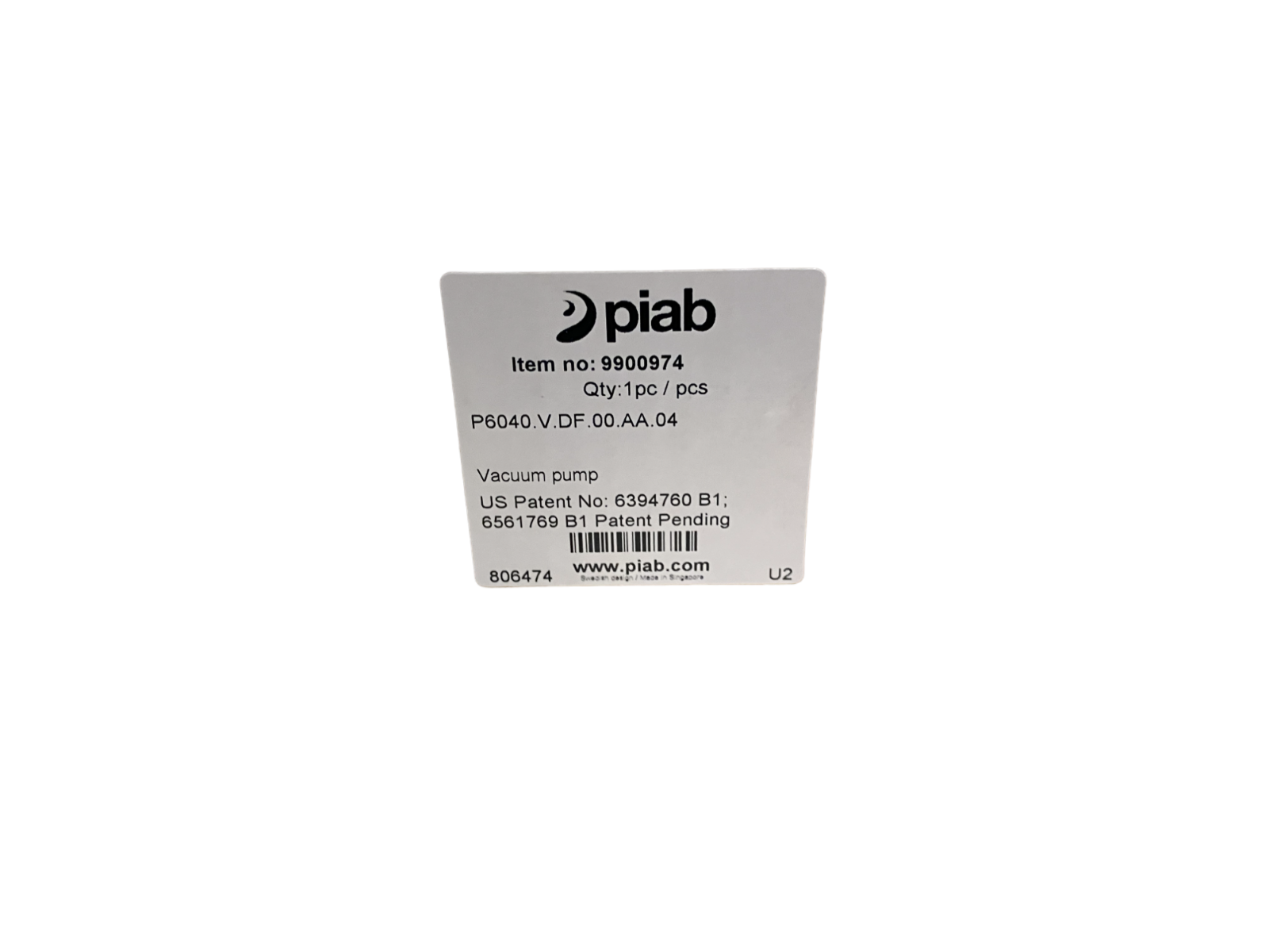 Piab P6040.V.DF.00.AA.04 | Maxodeals
