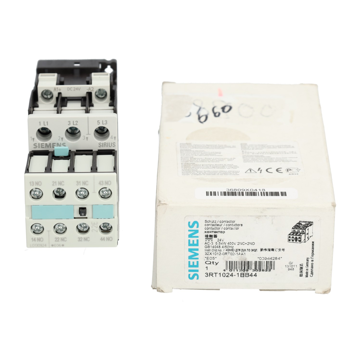 Siemens 3RT1024-1BB44 | Maxodeals