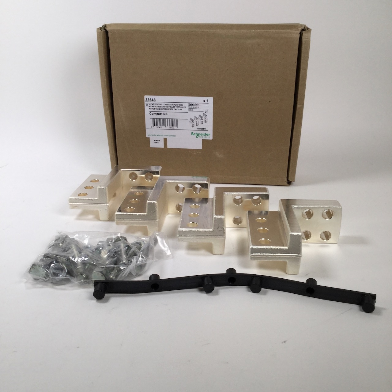 Schneider Electric 33643 Kit 4P Vertical Connection Adapter Compact NS ...