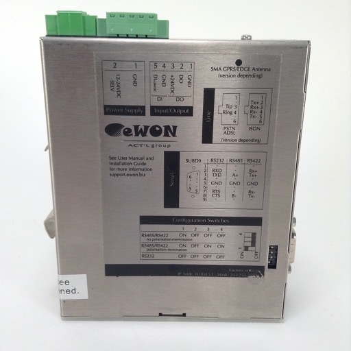 Ewon EW27201-00 ADSL ethernet industrial router modem eWON 2104/ADSL ...