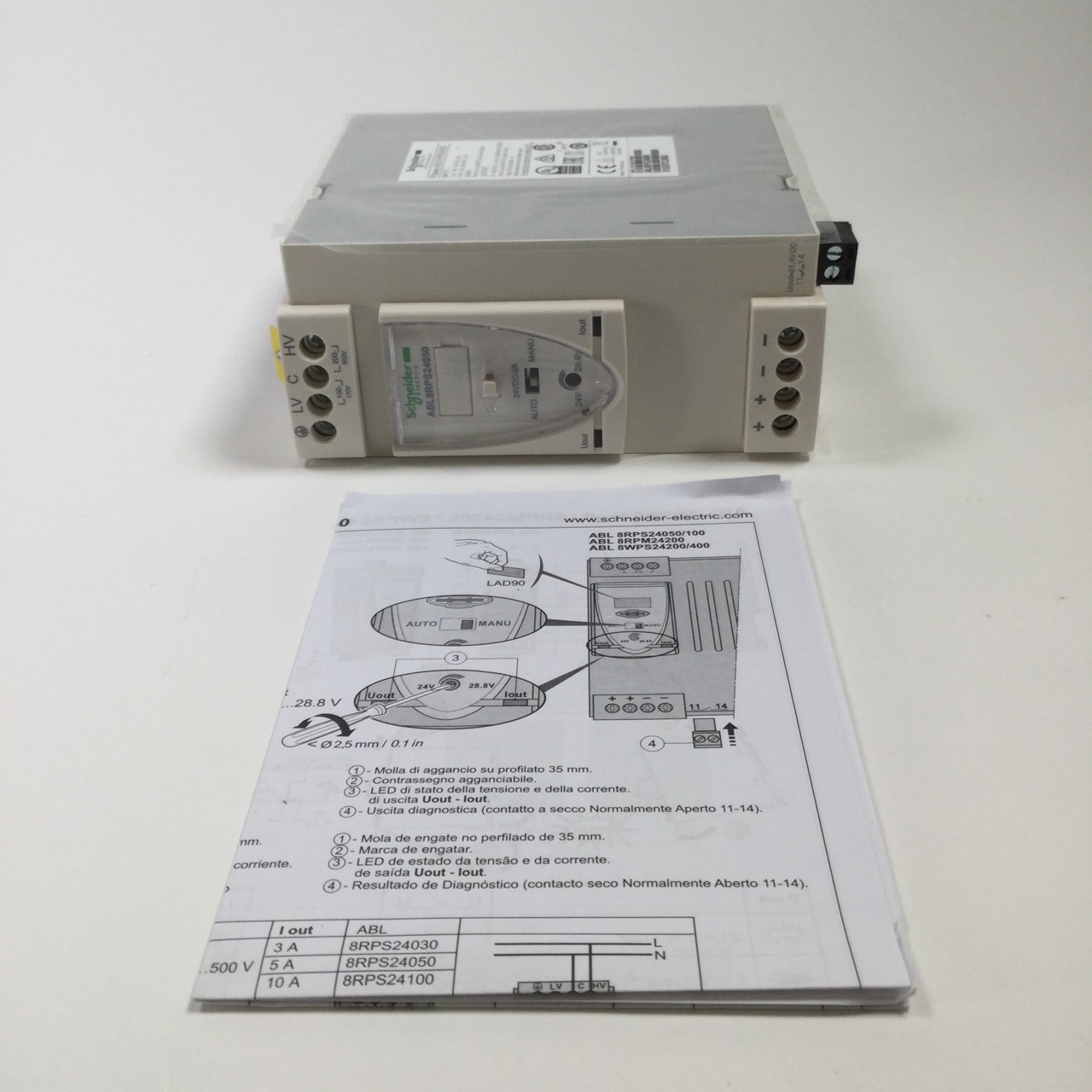 Schneider Electric ABL8 RPS24050 Universal Power supply Phaseo New NFP