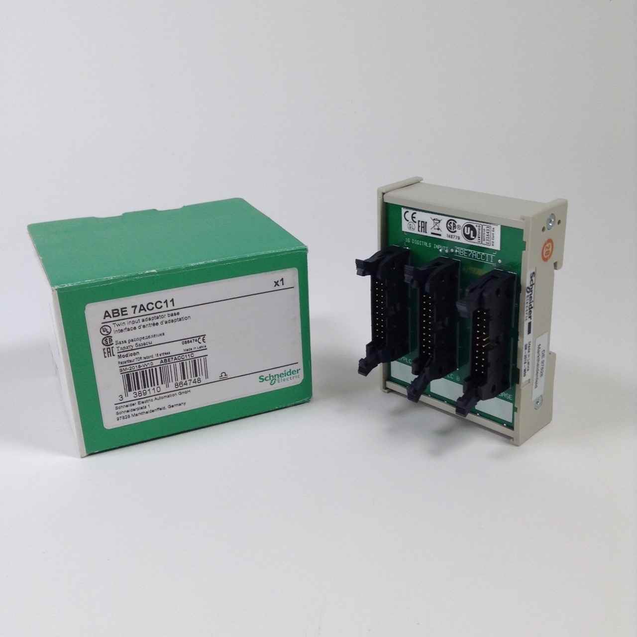 Schneider Electric ABE7ACC11 Digital output Twin input adaptator base ...