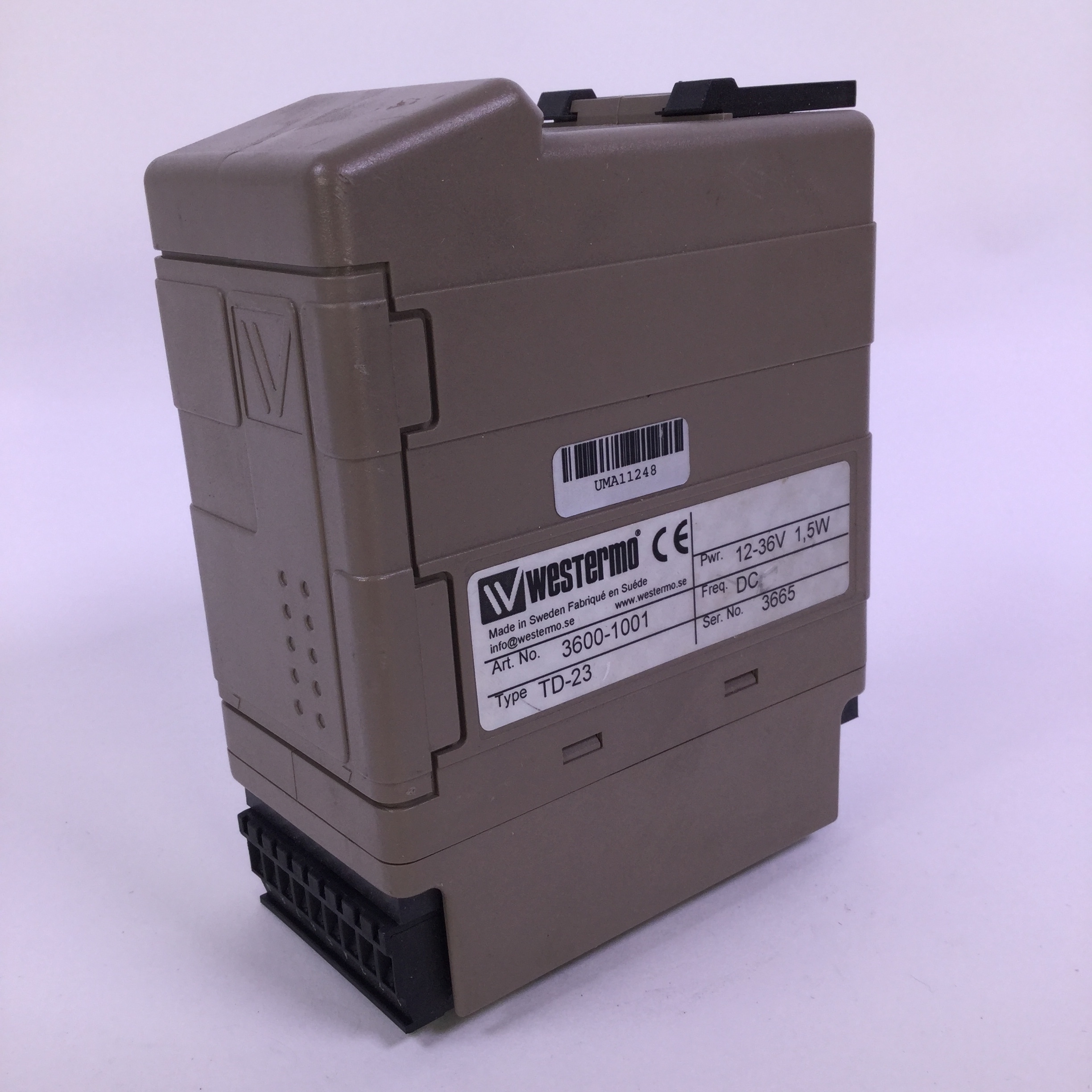 Westermo 3600-1001 TD-23 DC Modem 12-36V 1.5W UMP