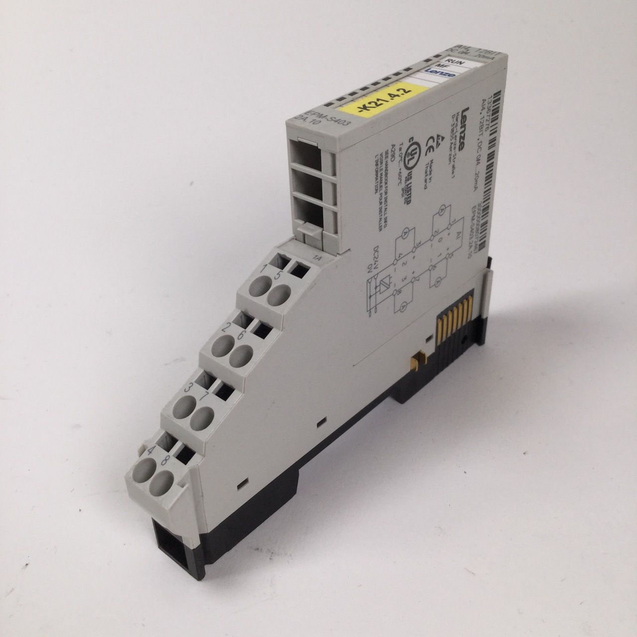 Lenze EPM-S403.2A.10 Input output I/O System module Used UMP