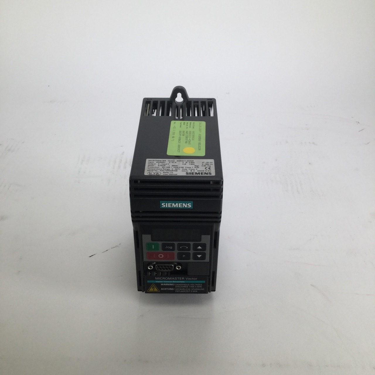 Siemens 6SE3211-4DA40 Micromaster Vector 550W 400/500V 6SE3211 4DA40 ...