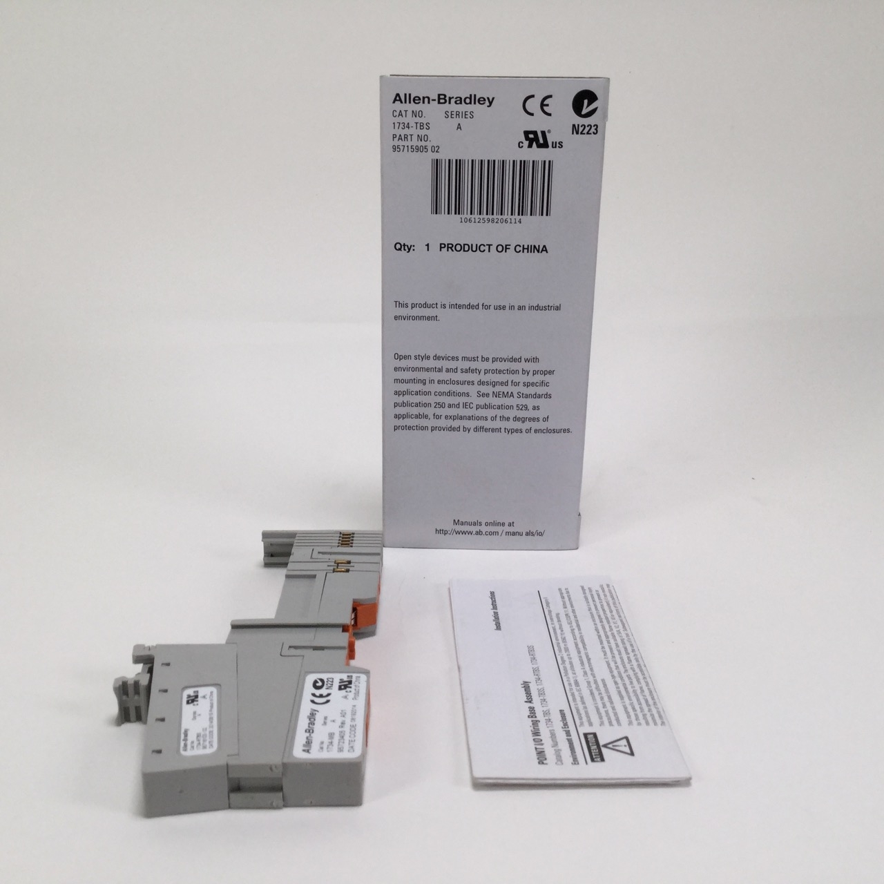 Allen Bradley 1734-TBS A-B 1734-TBS POINT I/O Terminal Base series A ...